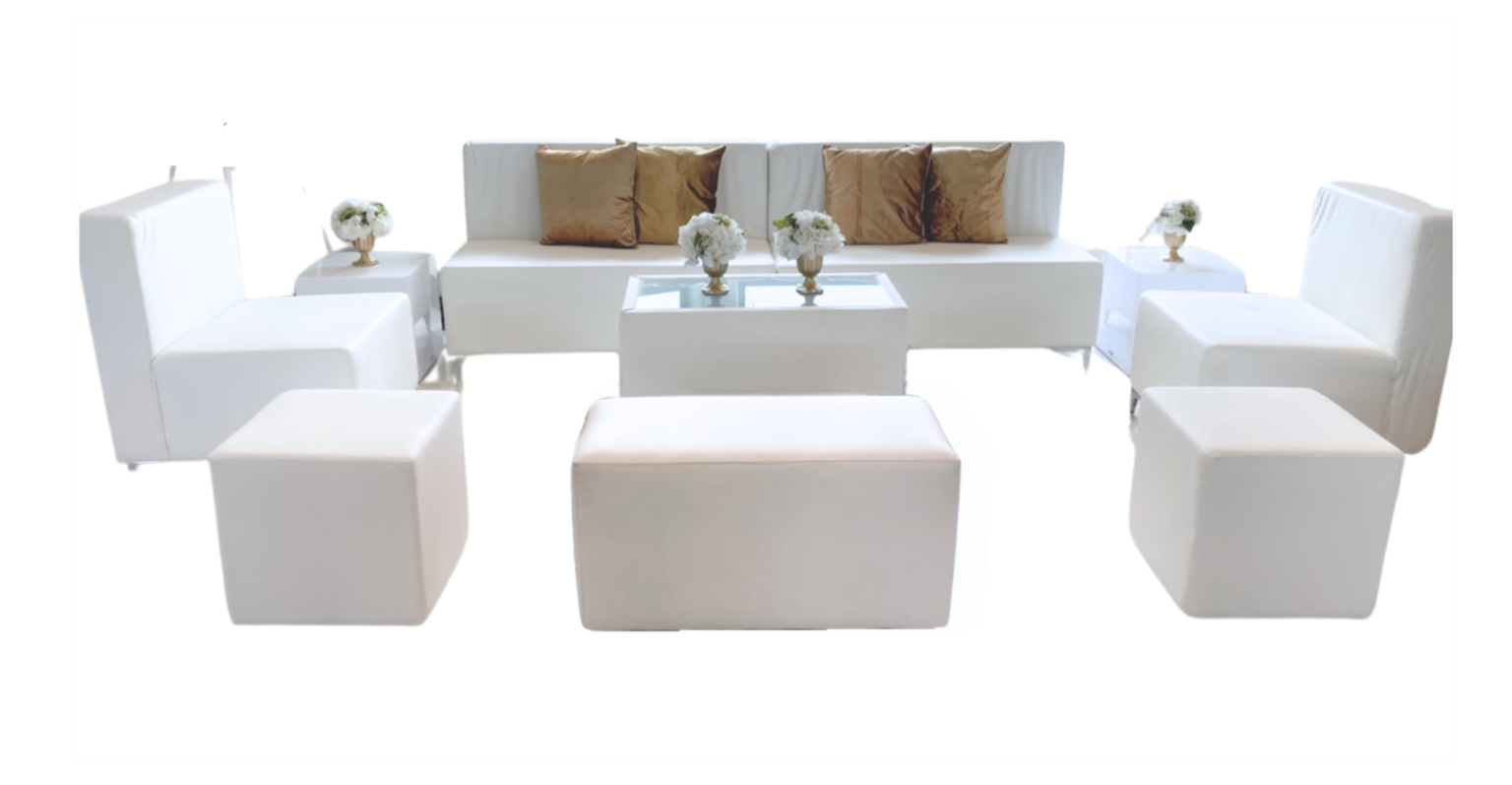 LEATHER FURNITURE SETS | Jglow Lounge | Lounge Furniture Rentals ...
